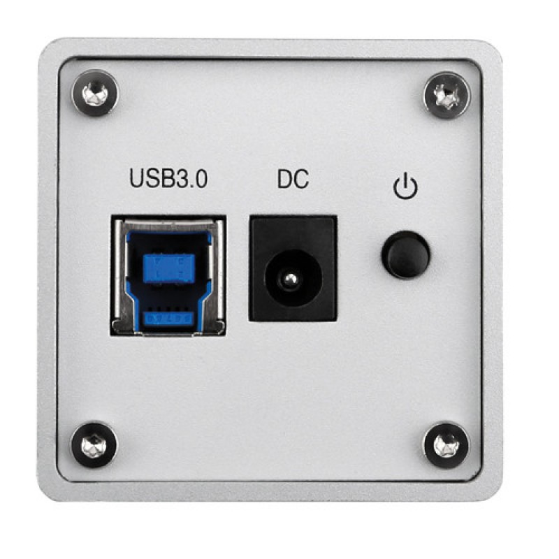 Xcellon 4-Port Powered USB 3.0 Aluminum Hub (Silver)