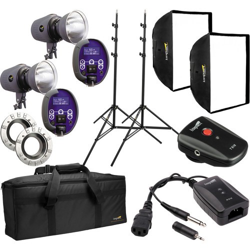 Impact Two Digital Monolight Softbox Kit