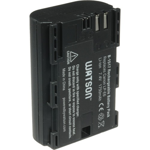 Watson LP-E6 Lithium-Ion Battery Pack (7.4V, 1750mAh)
